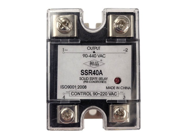 Przekaźnik SSR 90-220VAC 40A 90-440VAC; SSR-40A inelsc.pl